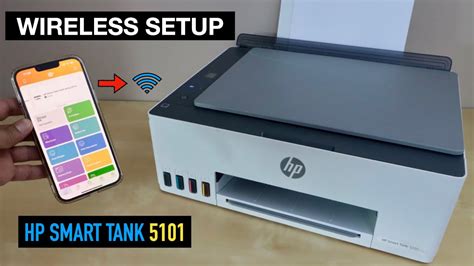 Hp Smart Tank 5101 Wireless Setup Youtube