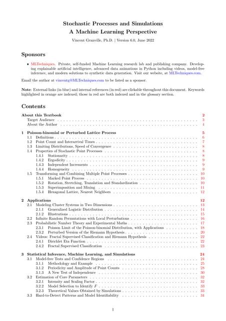 Stochastic Processes And Simulations A Machine Learning Perspective Pdf