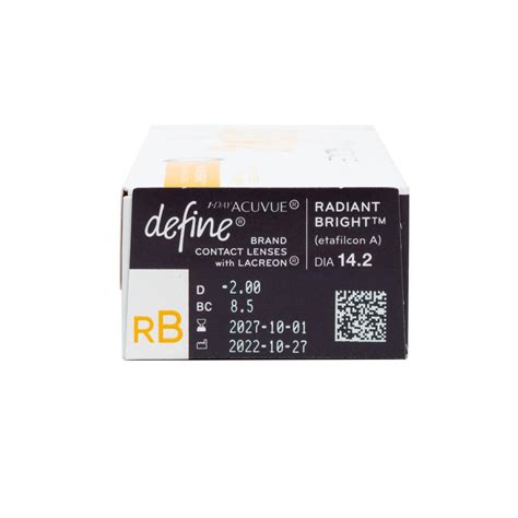 1 Day Acuvue Define Radiant Bright Ta