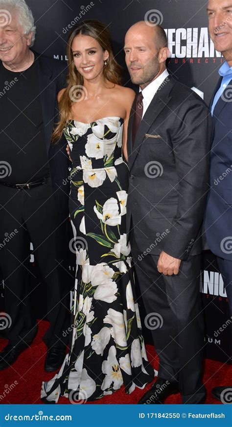 Jessica Alba Jason Statham Editorial Image Image Of Lowcut Statham