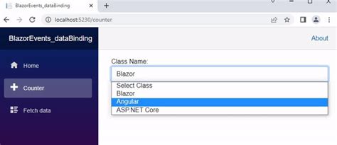 Blazor Events And Data Bindings Dot Net Office