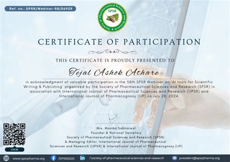 Artificialintelligence Scientificwriting Scientificpublishing… Tejal Athare