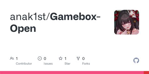 Github Anak St Gamebox Open