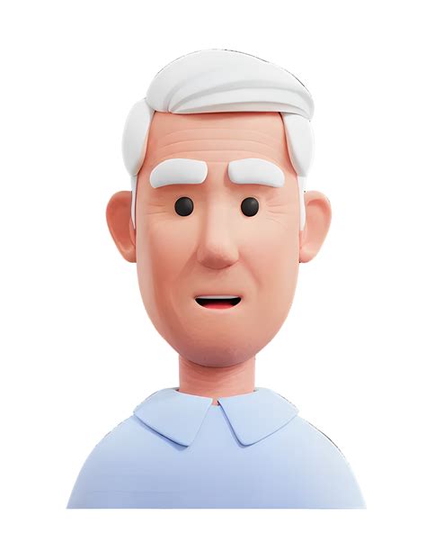 3d Illustration Old Man 45984297 Png