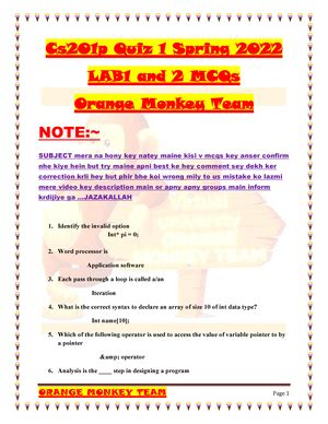 CS Mcqs Mid Term By Vu Topper RM Cs Important Mid Term Mcqs Solution Correct
