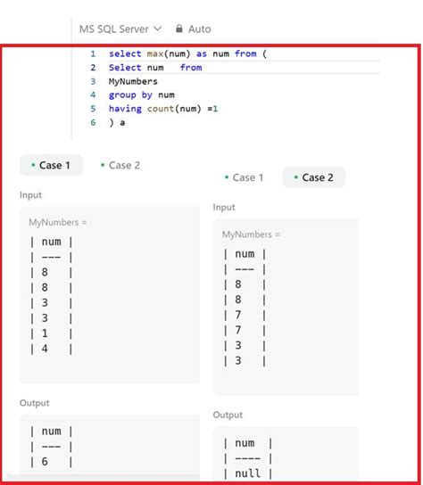 Sql Biggest Single Number Leetcode Euukvh4