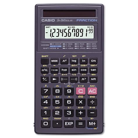 Casio FX Solar All Purpose Scientific Calculator Digit LCD Walmart Com