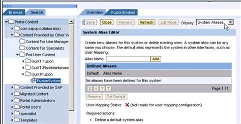 Creating System Aliases