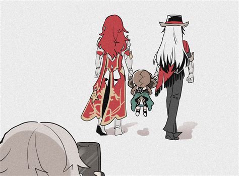 Trailblazer Caelus Boothill Qingque And Argenti Honkai And More Drawn By Mugime