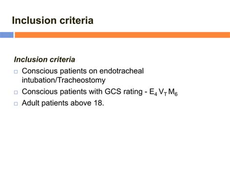 Communication With Icu Patients Knowing Their Needs Pptx