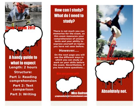 Igcse Edexcel English B Revision Brochure Teaching Resources