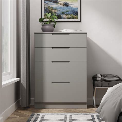 Welcome Milan Chest Deep Grey Buy Online Cfs Uk 1241924
