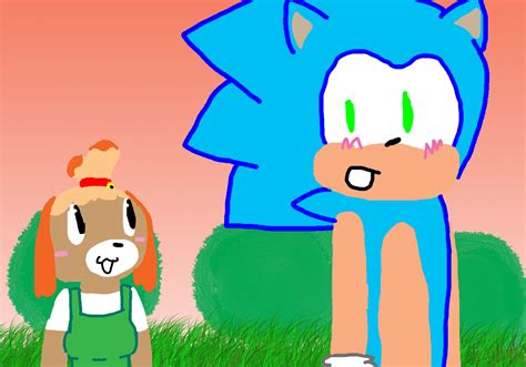 Sonic And Isabelle By Justtaylor24 On Deviantart