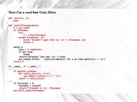 The Bones Of A Nice Python Script Ppt