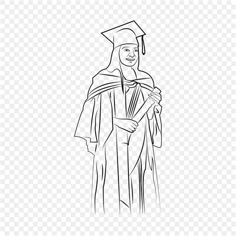 추상 선 그리기 행복 대학원 우아한 스타일 벡터 졸업 일러스트 추상 라인 아트 졸업식 날 라인 아트 Png 일러스트 및 벡터 에 대한 무료 다운로드 Pngtree