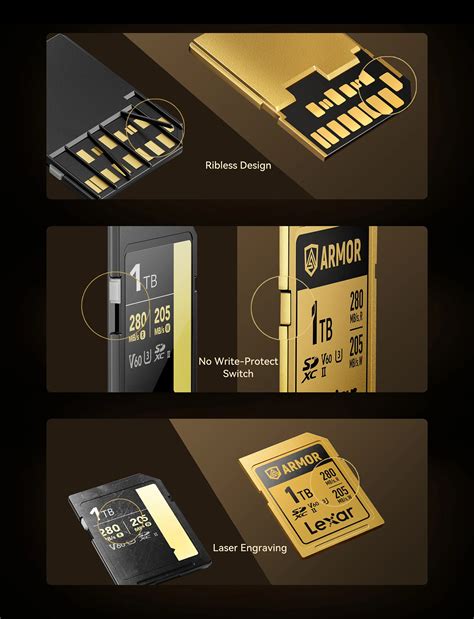 Lexar Armor Gold And Silver Uhs Ii Sdxc Memory Cards Introduced With