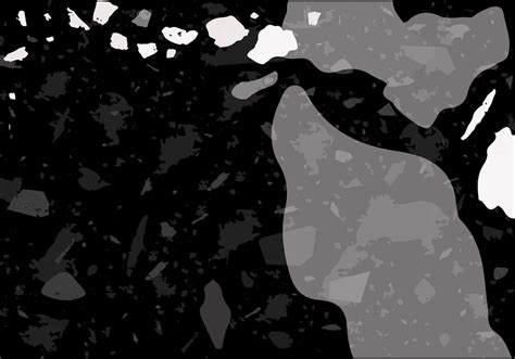 Terrazzo 현대 추상 템플릿입니다 고전적인 이탈리아 바닥의 검은색과 베이지색 질감 베네치아 테라조 트렌디한 벡터 배경 돌 화강암 석영 대리석 콘크리트로