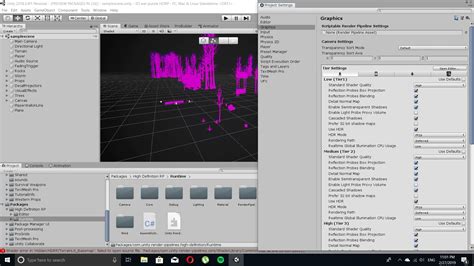 hdrp problems r unity3d