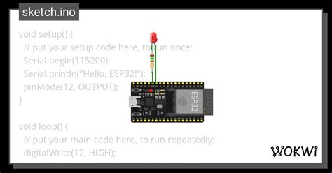 Led Homework Wokwi Esp32 Stm32 Arduino Simulator