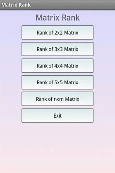 Matrix Operations Calculator Apk For Android Download