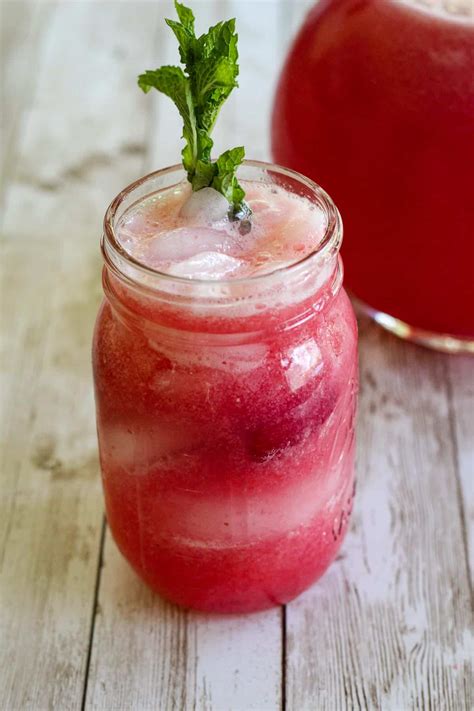 Sparkling Raspberry Lemonade Mediterranean Latin Love Affair