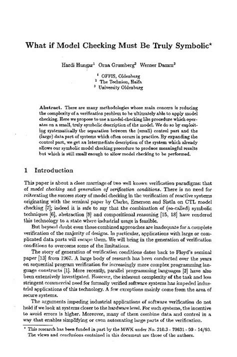 pdf what if model checking must be truly symbolic · the story of