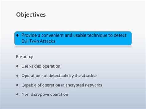 Ppt Wifihop Mitigating The Evil Twin Attack Through Multi Hop Detection Powerpoint
