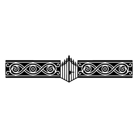 Ornate Black Gate Border Vintage Element 67882165 Vector Art At Vecteezy
