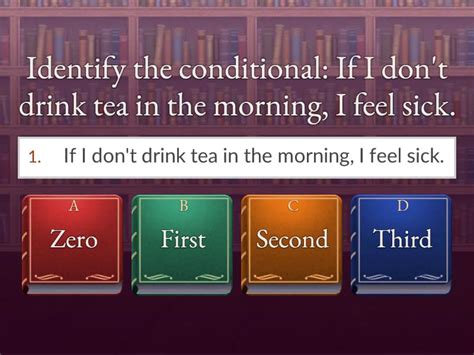 Conditionals Questions Quiz