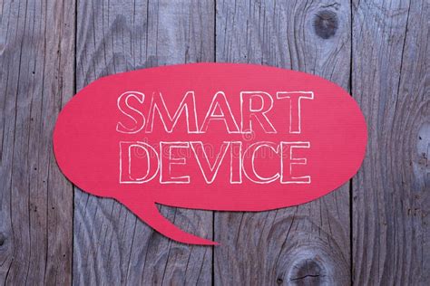 Hand Writing Sign Smart Device Business Idea Electronic Gadget That