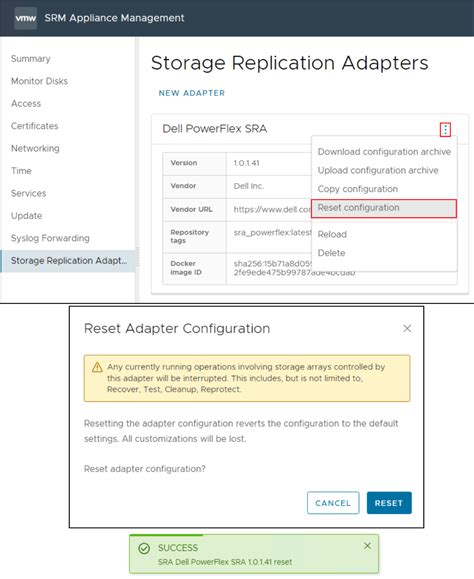 Upgrade Implementing Dell Powerflex Sra With Vmware Live Site