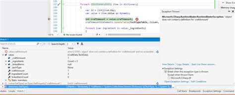 C Dynamic Throws Runtimebinderexception Although The Property Exists