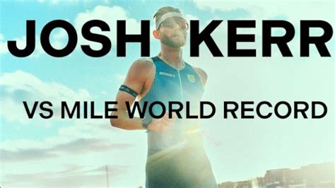 Josh Kerr Announces Mile World Record Attempt Full Interview Yahoo
