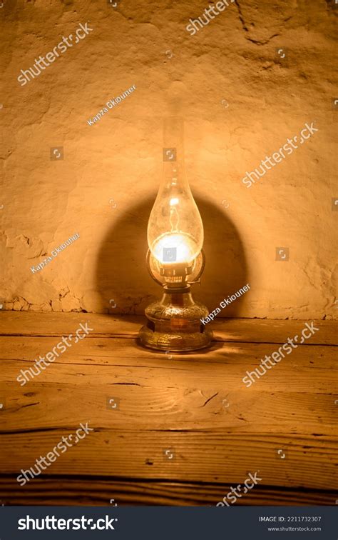 Vintage Paraffin Lamp Shine Dark Stock Photo 2211732307 | Shutterstock