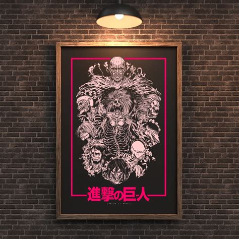 Aot Design Attack On Titan Anime Inspired Digital Files Ready To Print