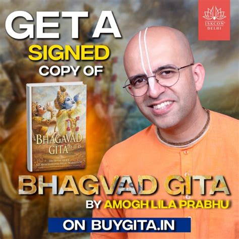 Srimad Bhagavad Gita Signed Version By Hg Amogh Lila Prabhu Ji