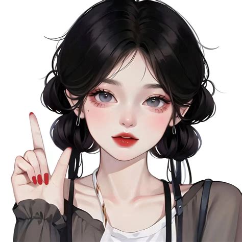 Ai手绘女头 高清图片，堆糖，美图壁纸兴趣社区