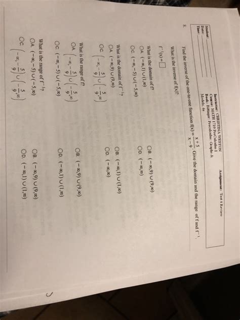 Solved Instructor Christina Weston Course Math 1710