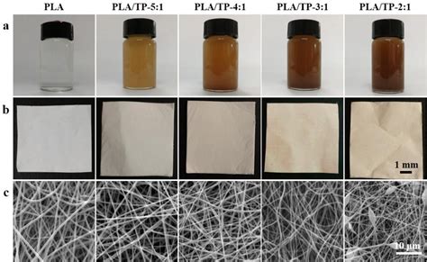 Figure 1 From Electrospun Antimicrobial Polylactic Acidtea Polyphenol Nanofibers For Food