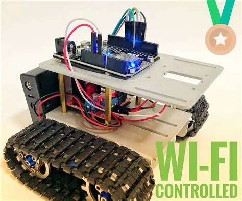 robot contrôlé par wi fi utilisant wemos d1 esp8266 arduino ide et l
