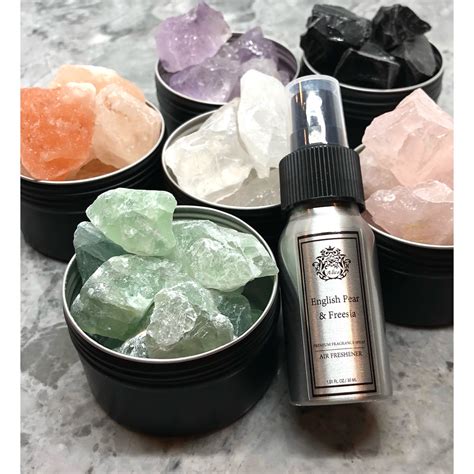 Ailica หินหอมคริสตัลธรรมชาติ น้ำหอมกลิ่น Brand หินหอมภูเขาไฟ Aroma Crystal Stone Diffuser