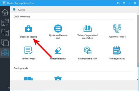 hasleo backup suite free faire une sauvegarde système de windows