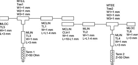 Coarse Model R R R Of The Second Order Tapped Line Filter Agilent Ads Download Scientific