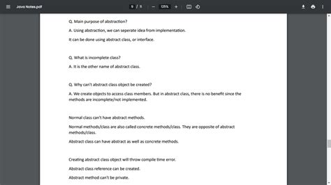 Java Notes For Exams Or Interviews