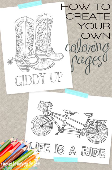 Create Your Own Coloring Sheet Free