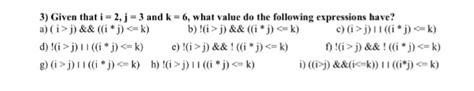 solved 1 evaluate each of the following c expressions and
