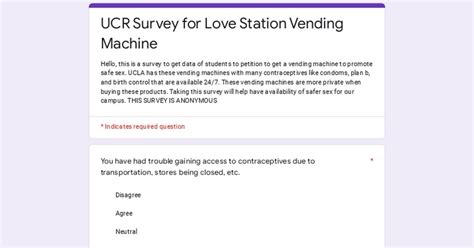 Ucr Should Have Safe Sex Vending Machines Rucr