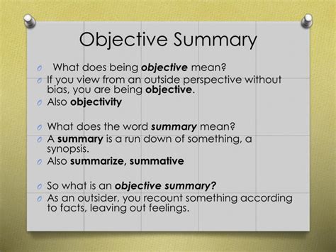 Ppt Objective Summary Powerpoint Presentation Id2509792