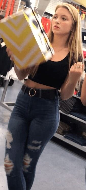 Beautiful Blonde Teen Girl In Tight Jeams With Nice Ass Tight Jeans Forum