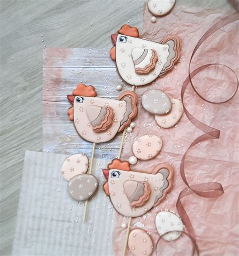 Пин от пользователя Wooolywool на доске Паска Украшение печенья Пасхальные угощения